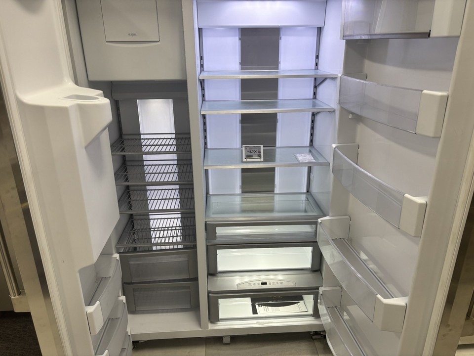 ZISS480DNSS-03-0303-MONOGRAM 48" BUILT-IN SIDE BY SIDE FRDIGE SS W ICE ...