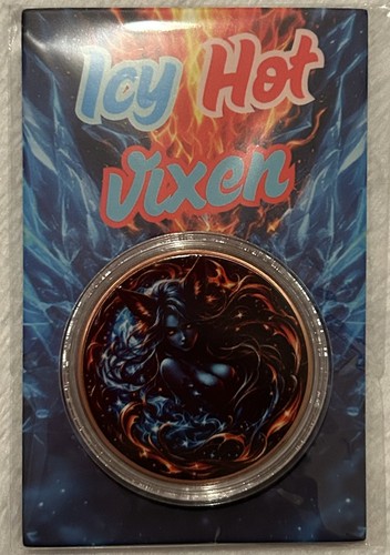 Cool2Coin Icy Hot Vixen 1 oz .999 Pure Copper Colorized Round w/ COA | eBay