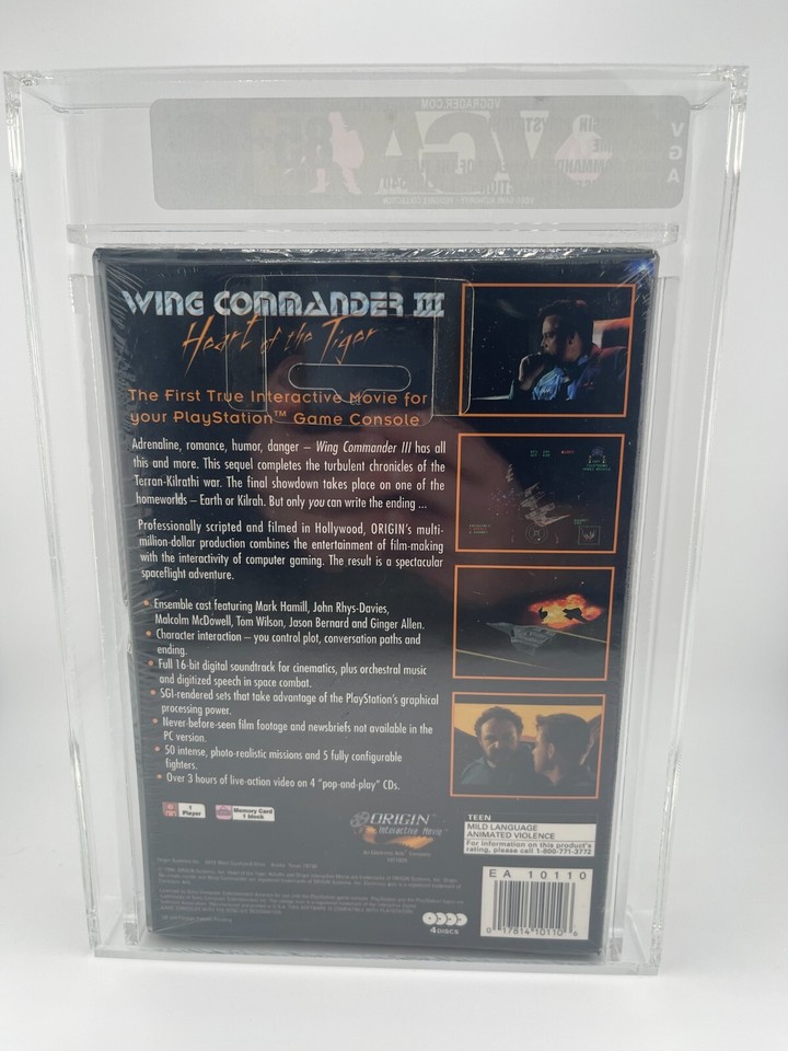 Wing Commander III VGA 85+ PS1 Long Box | eBay
