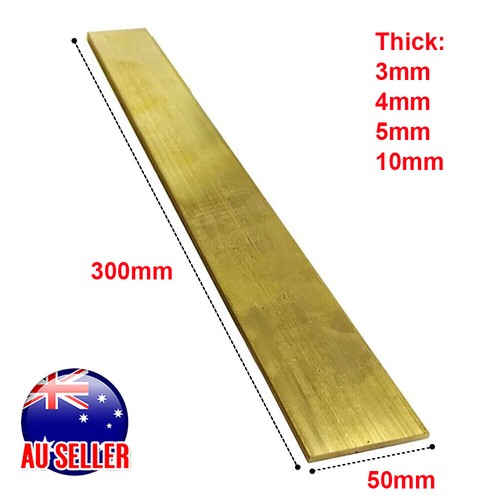 AU Brass Sheet Plate Flat Bar Brass Strip Material 3/4/5/10mm Thick ...