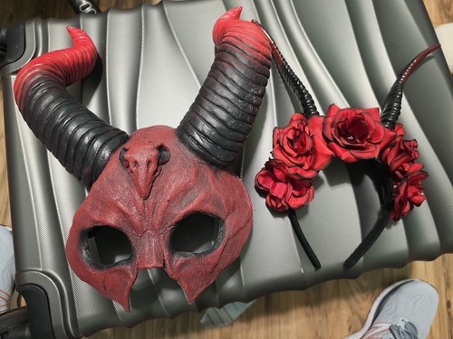 Demon Masks For Haloween Or Cosplay [Couple Set] | eBay