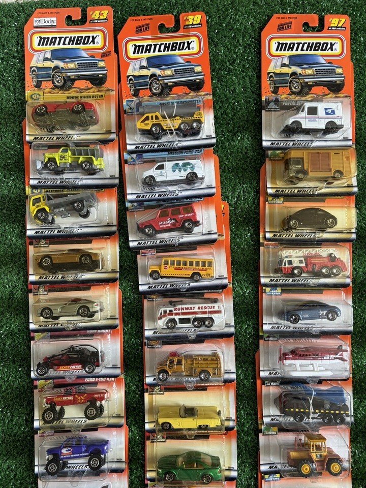 Matchbox Lot of 99 2000 Matchbox Cars New In Box! Limited Edition Rare ...
