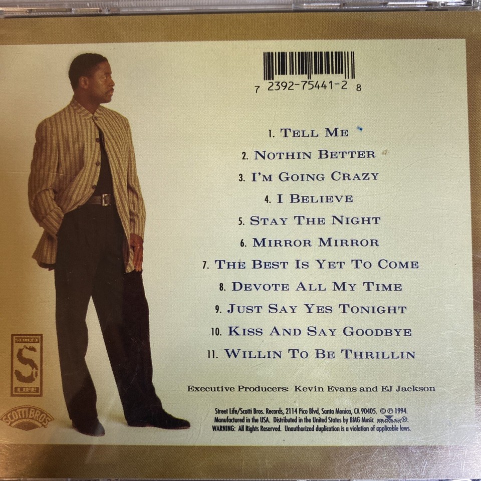 First Class Only by Gerald Alston (CD, Sep-1998, Zomba (USA)) EXC ...