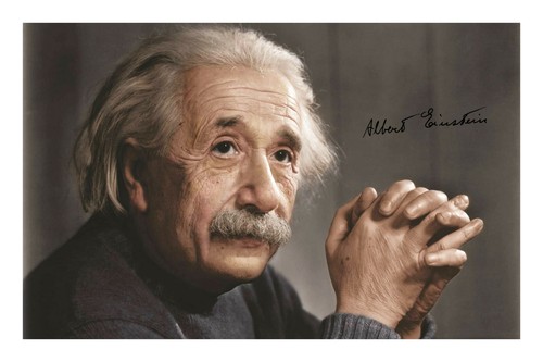 Albert Einstein Signed A4 Photo Print Autograph | eBay
