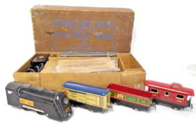 Marx Commodore Vanderbilt Stream Line Train Set Colorado Southern w ...