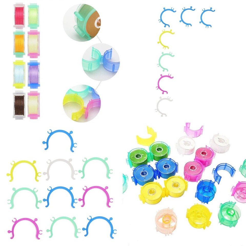 10/20/50Pcs Bobbin Clips Holder for Sewing Embroidery Quilting DIY ...