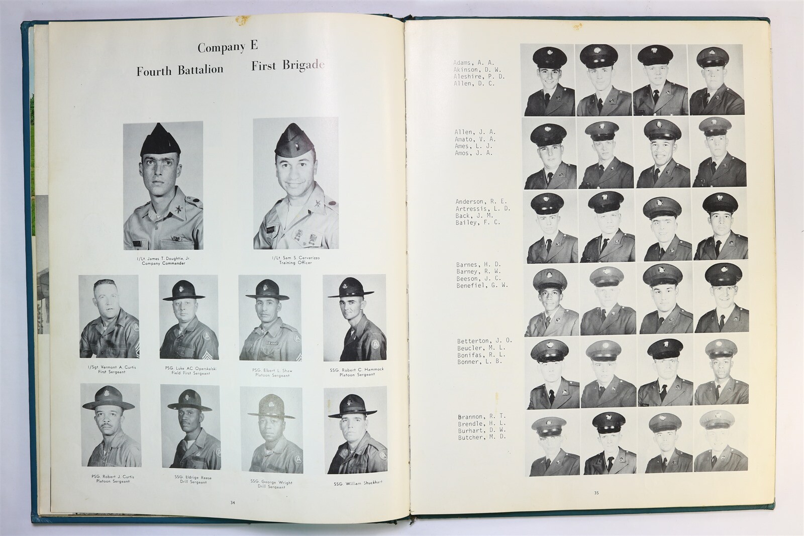 Company E 4th Battalion Jan - Feb 1967 Fort Bragg NC Military Training ...