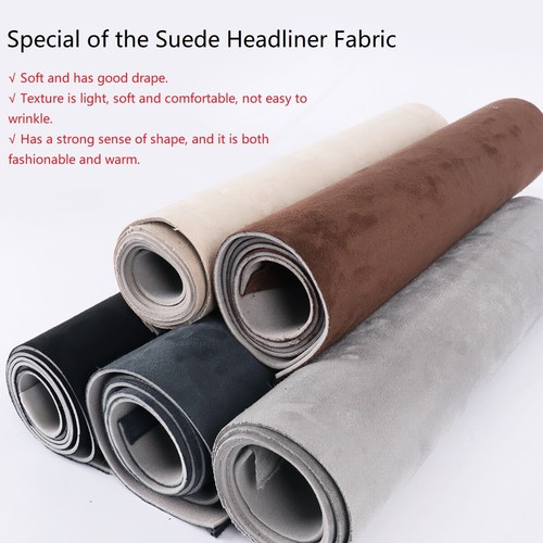 Headliner Fabric Foam Backed Suede Match Car Roof Liner Sag Upholstery ...
