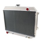 For 1968-1973 1969 72 Plymouth Road Runner 3 Row ALLOY Radiator+Shroud ...