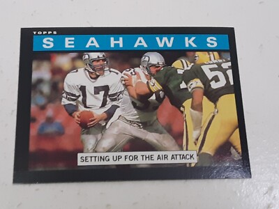 Seattle Seahawks Team Leaders 1985 Topps Card #380 | eBay