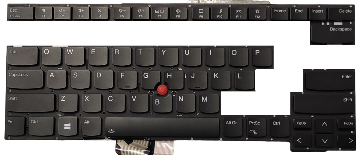 LI590 Single replacement key for keyboard Lenovo IBM Thinkpad T14s Gen ...