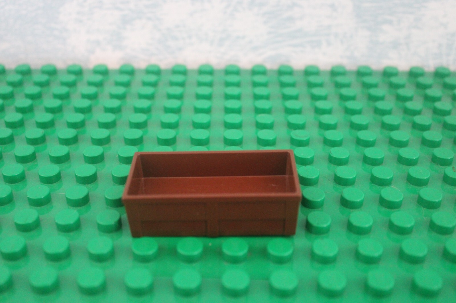 Duplo 2X4 Dark Brown Trough Box Garden Farm Feeding Water | eBay