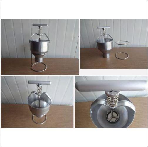 Manual Donut Depositor Medu Vada Dropper Plunger Dough Batter Dispenser ...