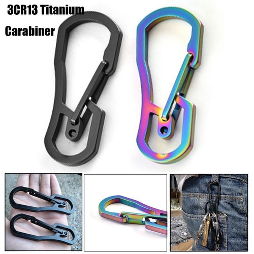 Outdoor Tool Key Ring Hook Keychain Holder Camping Clip Climbing ...