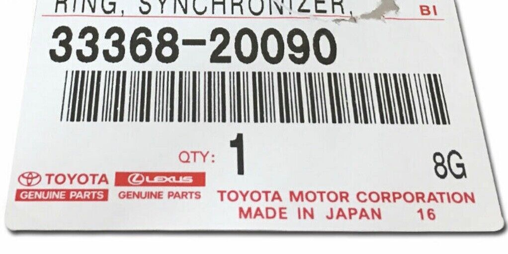 TOYOTA OEM Genuine Ring, Synchronizer (for 3RD GEAR) 33368-20090 | eBay
