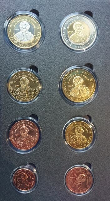 Euro € Trial Specimen Pattern Prototype 8 Coin Set Collection Probe ...