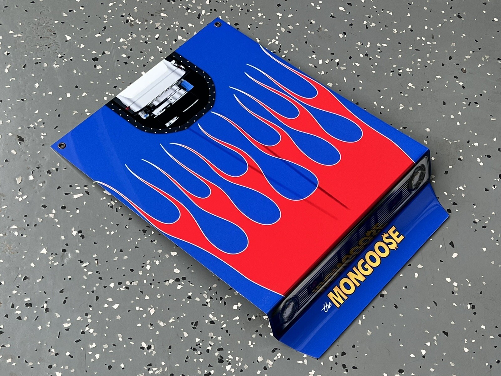 WOW! RACE Funny CAR DRAG RACING Hood Style Sign DRAGSTER Mongoose Tom ...