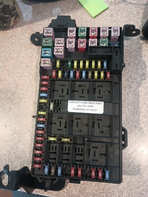 2002 2003 F250 F350 FORD EXCURSION FUSE PANEL JUNCTION BOX 2C7T-14A067 ...