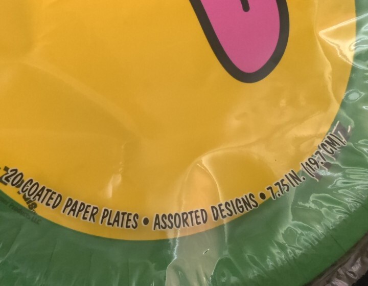 Hefty Zoo Pals Plates Animal Designs Party Edition 20 Coated Paper ...