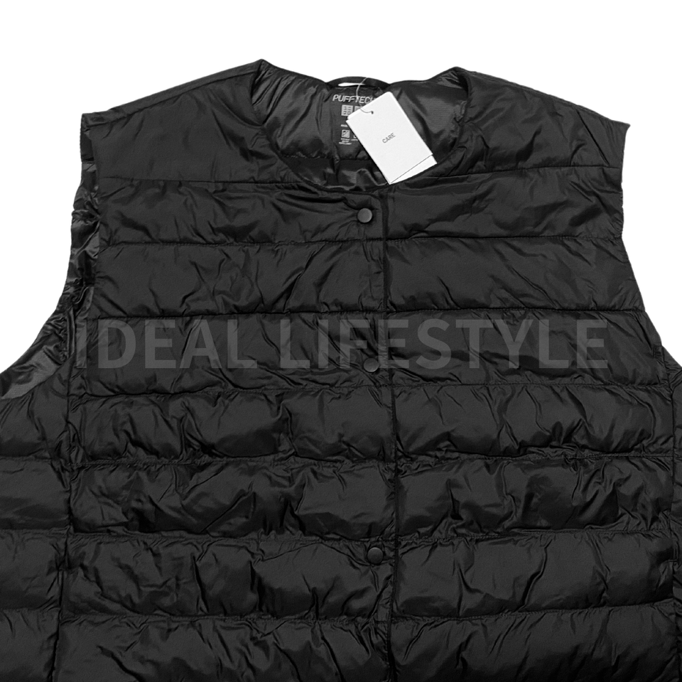 UNIQLO PUFFTECH Compact Vest S-3XL Packable Padded Sleeveless Women ...