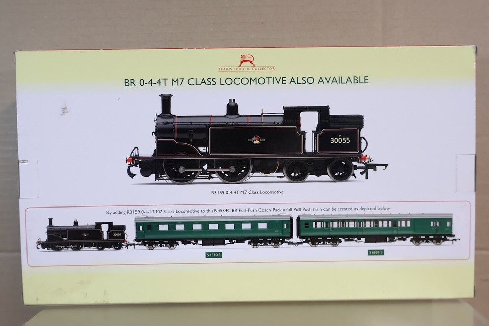 HORNBY R4534C BR SOUTHERN MAUNSELL PULL-PUSH COACHES SET MINT BOXED om ...