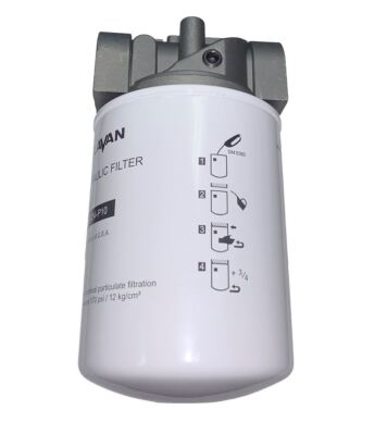 Delavan FIL-ASM-10 Universal 10 Micron Hydraulic Oil Filter and Holder ...