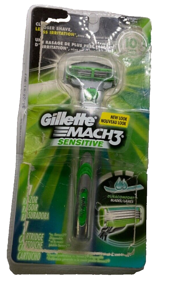 Gillette Mach 3 Sensitive Razor / 1 Cartridge | eBay