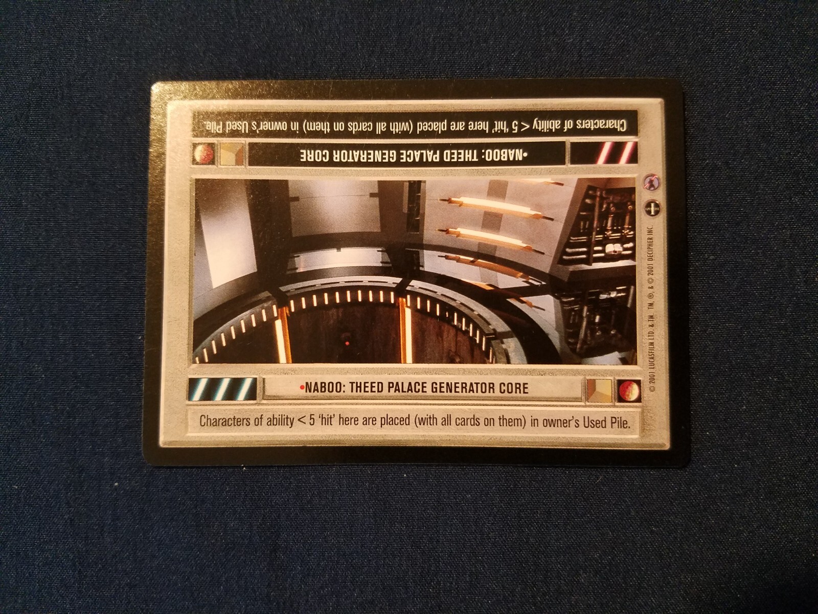 Star Wars CCG Reflections III 3 Naboo: Theed Palace Generator Core LS ...