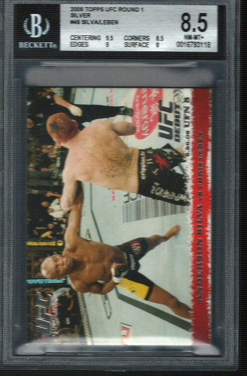2009 TOPPS UFC ROUND 1 ANDERSON SILVA SP SILVER /288 THICK BGS 8.5 | eBay