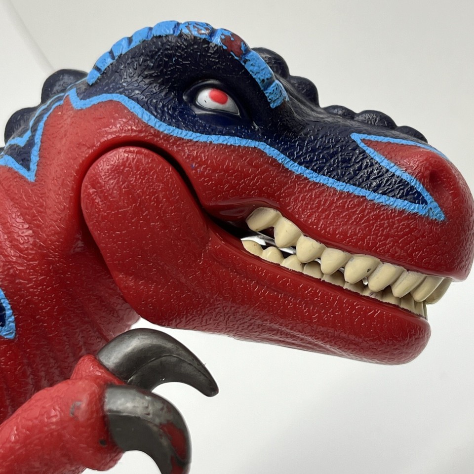 Vintage Razor Red T-Rex Imaginext Dinosaur Battery Roars & Chomps 🔥 | eBay