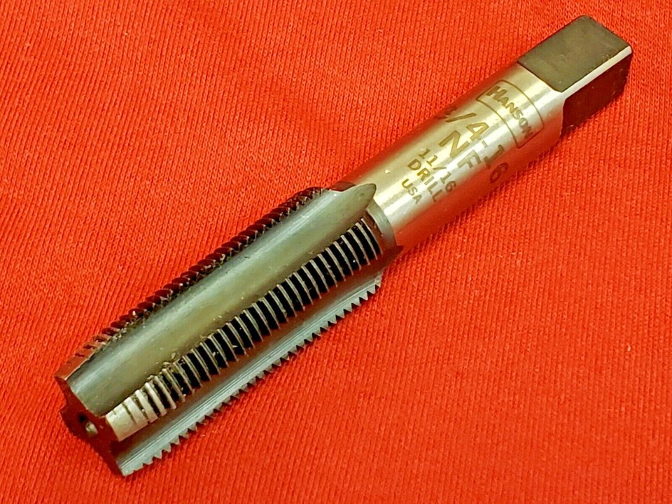 Various Brands SAE Hand Tap Carbon Steel 1/4" to 1" NC & NF Taper Plug ...