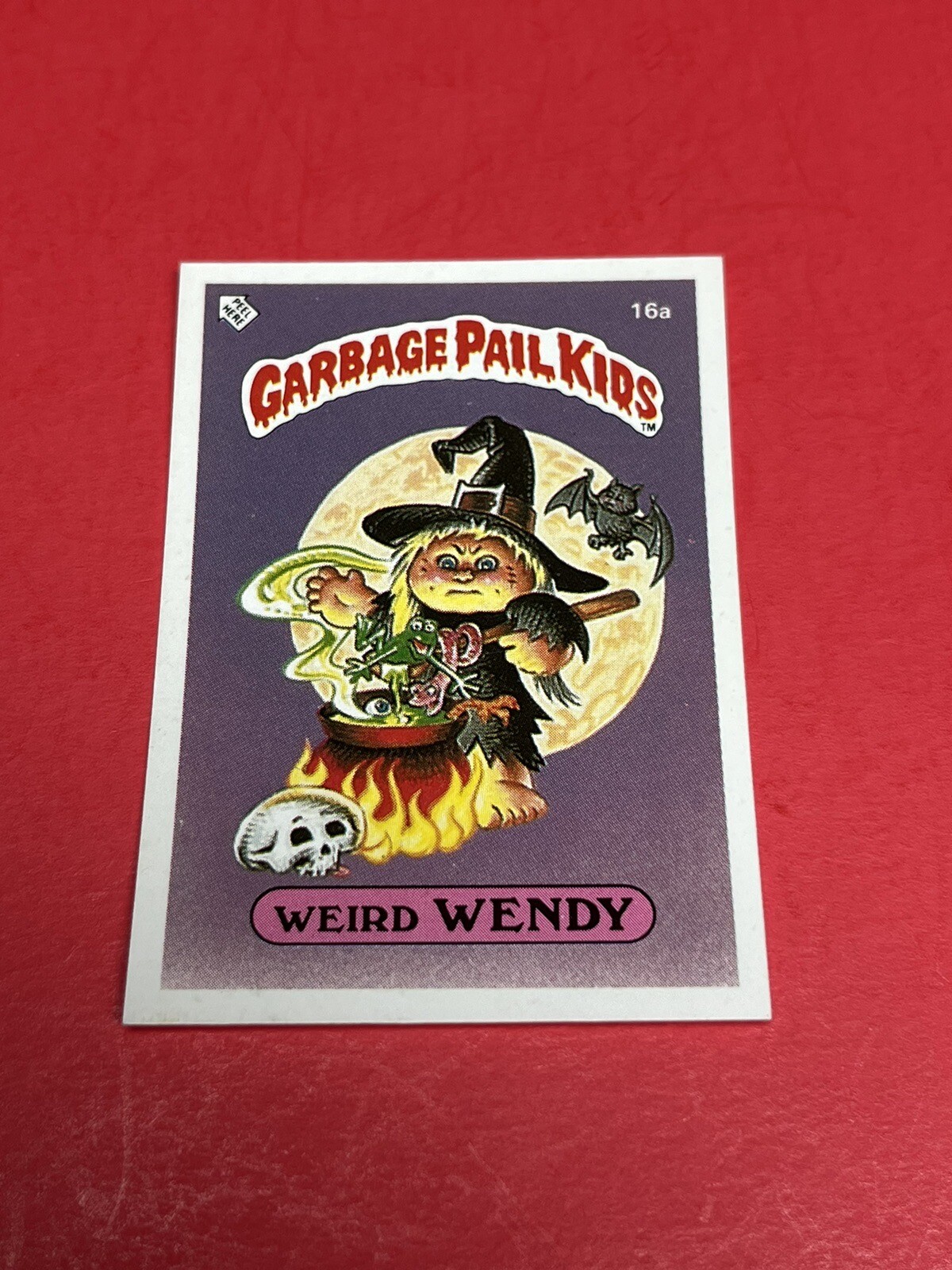 1986 Topps Garbage Pail Kids Series 1 UK Minis Weird Wendy #16a NM+ | eBay