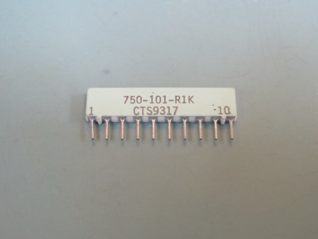 CTS 750-101-R1K Qty of 14 per Lot Resistor Network Ceramic 1K Ohm 100V ...