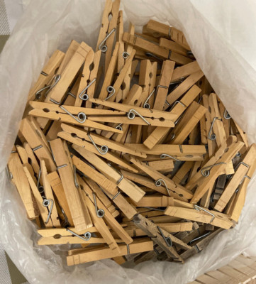 120+ Pinch Type Wooden Clothes Pins | eBay