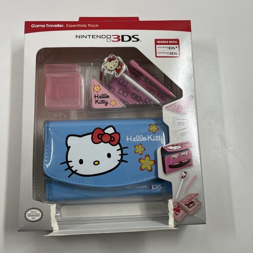NEUF NEW pack pochette stylet hello kitty officiel nintendo 3DS DSI DS ...