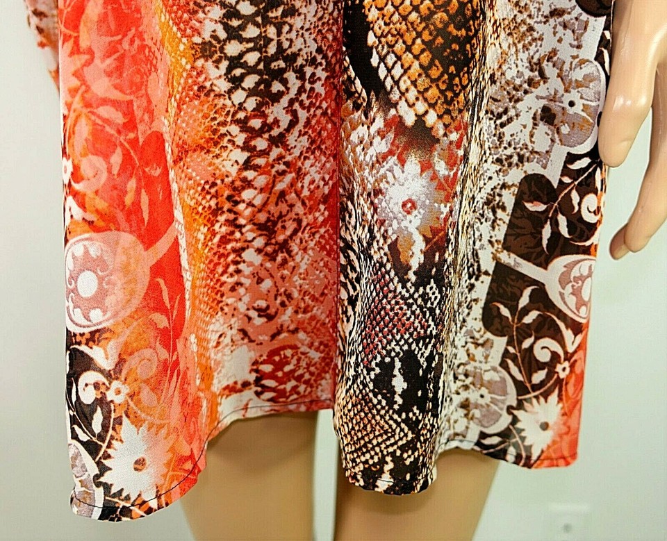 Unique Spectrum Women Plus Size 1x 2x 3x Brown Chiffon Hi Lo Top Blouse ...