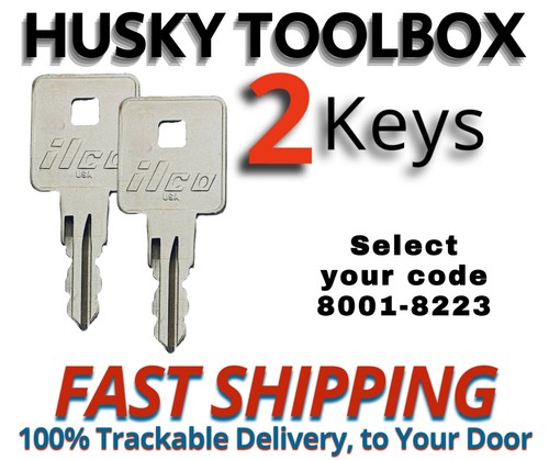 Husky Toolbox Keys Replacement Key Cut to your Code 8001-8223 | eBay