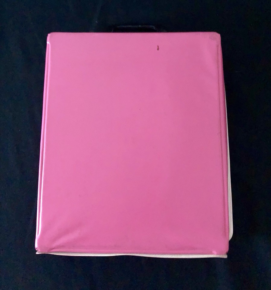 Vintage Barbie Doll Case 1968 The World of Barbie Hot Pink Mattel ...