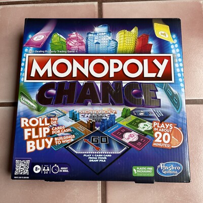 Monopoly Chance Board Game Roll Flip Buy Dealing Property Game 20 Mins ...