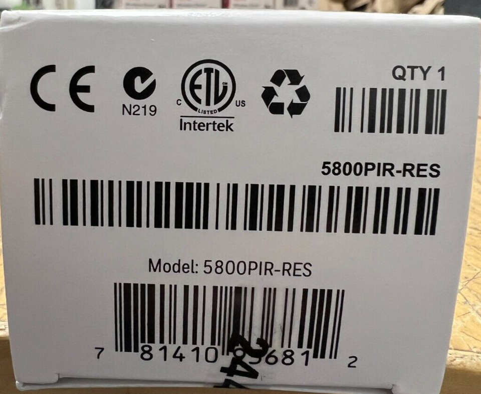 Honeywell 5800PIR-RES Wireless Passive Infrared Motion Sensor | eBay