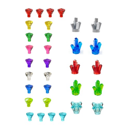 NEW Authentic LEGO Treasure Diamonds Jewels Crystals Minerals Rocks ...