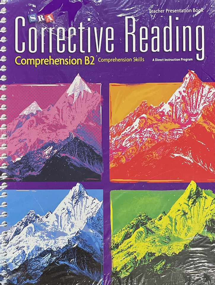 SRA Corrective Reading Comprehension Level B2 Teacher Materials Package NEW! | eBay