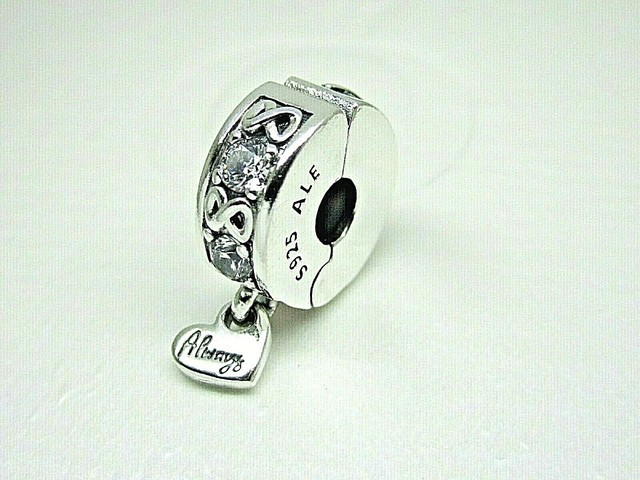 Authentic Pandora #791151C01 Family Always Pave Clip Charm for sale ...