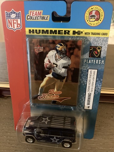 2004 DALLAS COWBOYS HUMMER H2/DREW HENSON ROOKIE CARD/FLEER ...