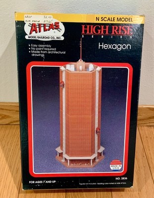 Atlas Model Railroad Co 2836 High Rise Series Hexagon Bronze N Scale ...