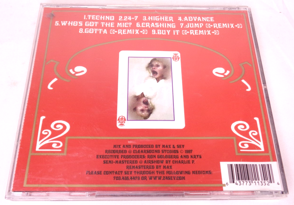 Sev: Back Rider CD 1998 Nu Metal from Virginia Independent Self Release ...