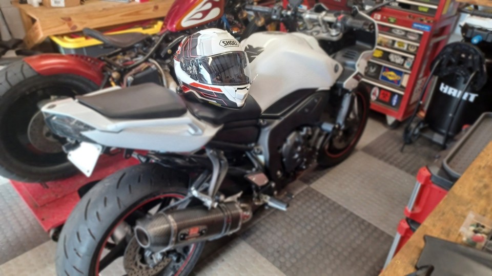 Shoei GT-Air II Aperture Helmet TC-6 Small w/Sena SRL Mesh BT Headset ...