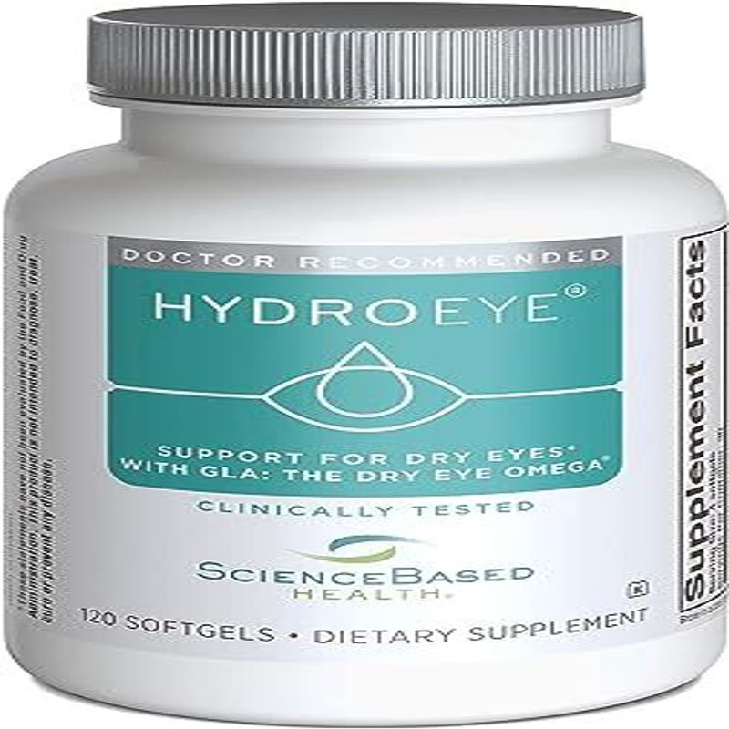 HydroEye Softgels - Dry Eye Relief - Features GLA, EPA, 120 Count (Pack ...