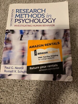 Research Methods In Psychology Investigating Human Behavior | eBay