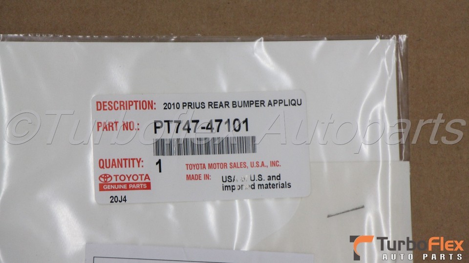 Toyota Prius 2010-2015 Rear Bumper Applique Genuine OEM PT747-47101 | eBay